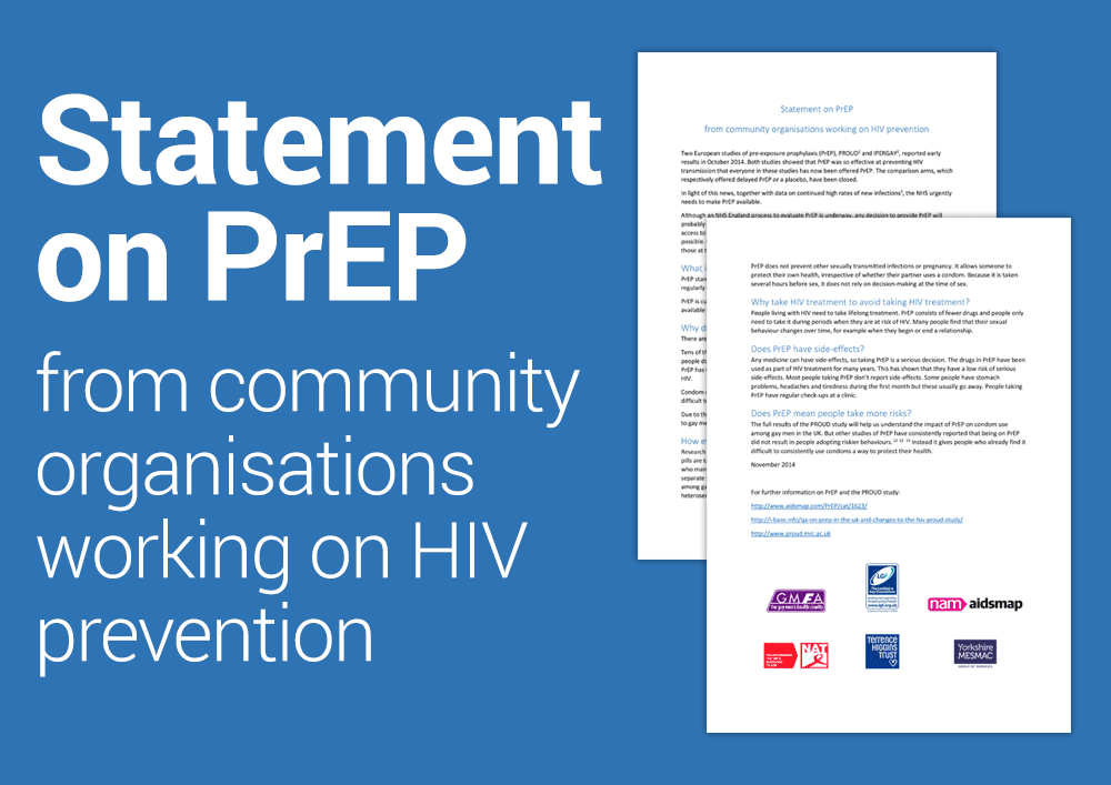 NHS urgently needs to make PrEP available, say HIV prevention ...