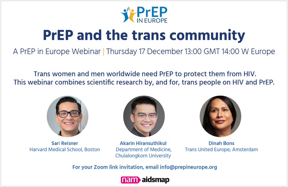 PrEP and the trans community webinar | aidsmap