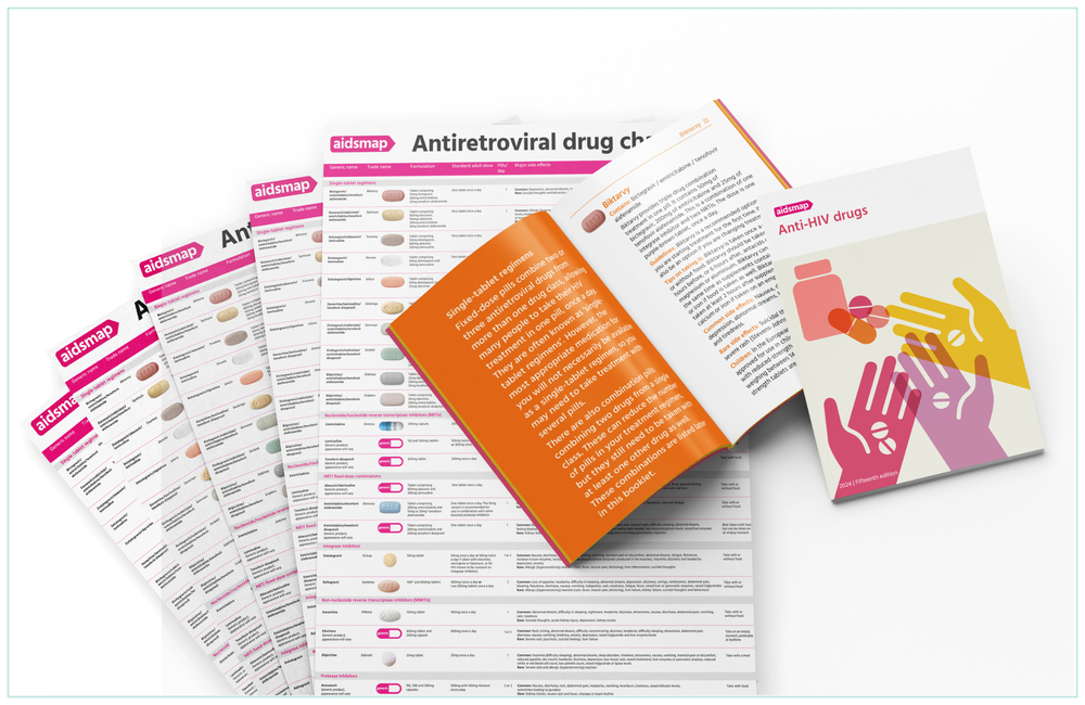 New editions of HIV treatment booklet and chart | aidsmap